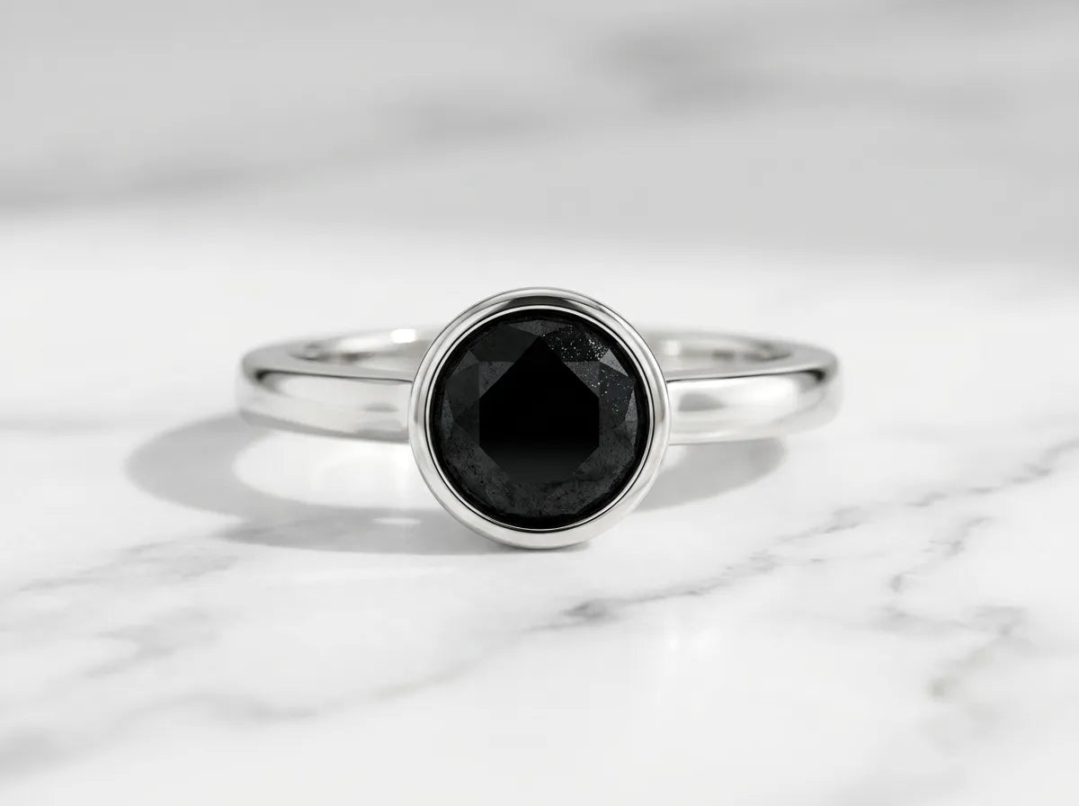 5 Things to Know Before Buying a Black Diamond Engagement Ring – Gemone ...